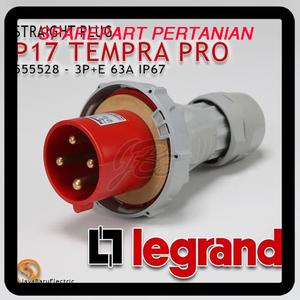 Jual Legrand Straight Plug 3P+E / 4 Pin 63A P17 Tempra Pro 555528 - Kab ...