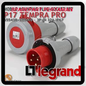 Jual Legrand Paket 1 Set Plug Mobile Mounting Socket 3P+E / 4 Pin 32A - Kab. Sragen - Toko ...
