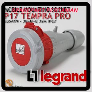 Jual Legrand Mobile Mounting Socket 3P+N+E / 5 Pin 32A P17 Tempra ...