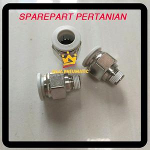 Jual FITTING NEPEL ANGIN LURUS WARNA PUTIH SELANG 8 MM DRAT 1/8 - Kab. Sragen - Toko komplit Bos ...