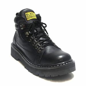 Jual SEPATU BOOTS PRIA BLACKMASTER HARD ROCK HITAM ORIGINAL KULIT ASLI ...