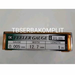 Jual Feeler Gauge SFG005 0.005mm x 1m Niigata Seiki SK Japan Fuller ...
