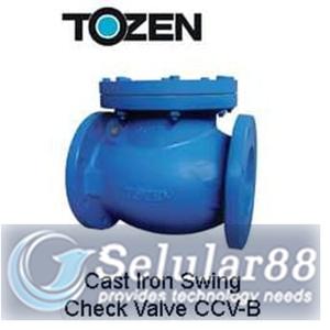 Promo Tozen JIS 10K Swing Check Valve 2 1/2 " inch Cast Iron ORIGINAL ...