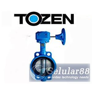 Promo Tozen Butterfly Valve 2" JIS 10K Body Cast Iron Disc Ductile Gear ...
