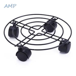 Jual 27CM Plant Pot Trolley Mover Roller Wheels Garden Plate Stand ...