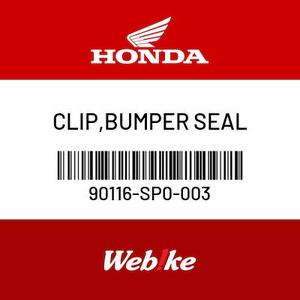 Jual CLIP, BUMPER SEAL 90116-SP0-003 PCX150 OEM / Suku Cadang Asli ...