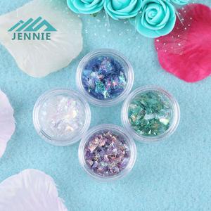 Jual 4 Kotak Kertas Kaca Fluorescent Uv Dengan Lem Untuk Nail Art ...