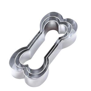Jual INSTORE Dog Bone Shape DIY Stainless Steel Pastry Fondant Cookie ...