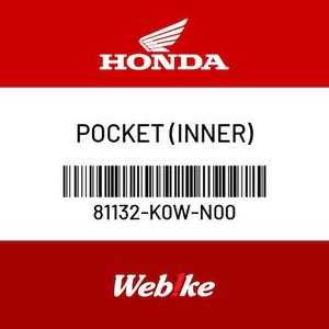 Promo POCKET (INNER) 81132-K0W-N00 ADV150 OEM / Suku Cadang Asli Honda ...