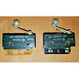 Jual USED MICRO SWITCH DT-2RV22-A7 LIMIT SWITCH w/ROLLER LEVER 10 AMP ...