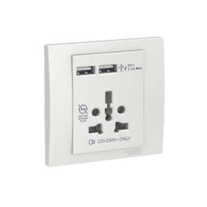 Jual SCHNEIDER VIVACE INT SOCKET W USB 2.1A KB42616USB_WE - Jakarta ...