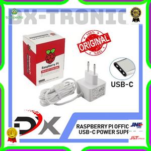 Jual Adaptor Raspberry PI 4 Original 15.3W Adapter 5.1V 3A Power supply ...