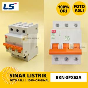 Jual LS MCB BKN 3P 63A 3PHASE 63A - Jakarta Pusat - Sinar Listrik Jakarta | Tokopedia