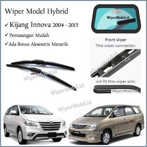 Promo Wiper Hybrid Toyota INNOVA 207 2008 2009 2010 2011 2012 2013 2014 ...