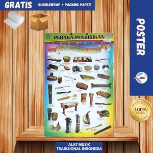 Jual POSTER EDUKASI ALAT MUSIK TRADISIONAL INDONESIA - Kota Bandung ...