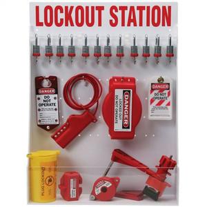 Jual BRADY LARGE LOTO STATION W/STEEL PADLOCK 99697 10036503 - Jakarta ...