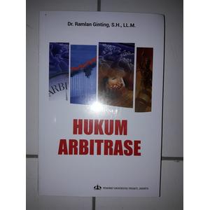 Jual Hukum Arbitrase By Dr Ramlan Ginting Sh Llm - Kota Bekasi ...