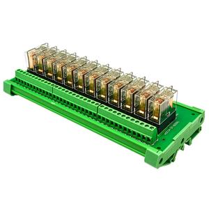 Jual 12 channel Omron PLC control panel relay module G2R-1-E 16A 24V DC ...