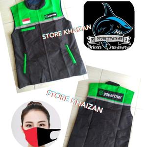 Jual " Rompi Gojek Logo Baru Gopatner - Hitam, Gopatner Xl " - L ...