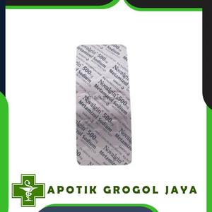 Jual READY STOCK Novalgin 500 MG Strip Isi 10 Tablet Obat Original ...