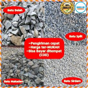 Jual BATU SPLIT MAKADAM SIRDAM BELAH UNTUK PONDASI BANGUNAN B sudrtu ...