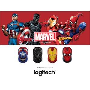 Jual 5PL22 LOGITECH M238 Wireless Mouse MARVEL AVENGER CAPTAIN AMERICA ...
