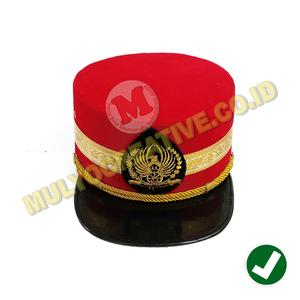 Jual Topi PPKA Warna Merah Hitam - Topi Atribut Train dispatcher - 59 ...