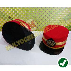 Jual Topi Atribut Kerja Masinis - Topi Pengatur Perjalanan Kereta Api ...