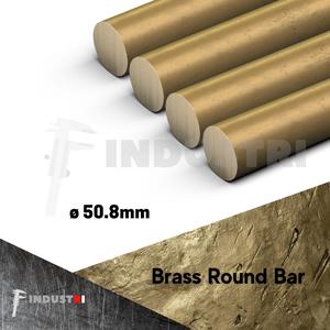 Jual AS kuningan 50.8mm ( 2 inch ) | ROD Brass Round Bar per 1 cm ...
