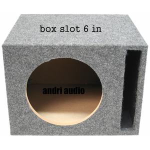 Jual box speaker 6 inch slot subwoofer universal slot vented Port sub ...
