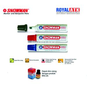 Jual Spidol Besar Permanent Marker / Spidol Jumbo 450 Snowman Spidol ...