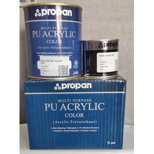Jual cat propan multi purpose pu acrylic pul 765 set 5 ltr - clear ...