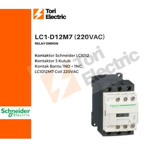 Jual SCHNEIDER KONTAKTOR CONTACTOR 3 POLE LC1-D12M7 LC1 D12M7 LC1D12 220VAC - Kota Bandung ...
