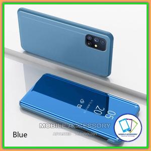 Jual Flip Case Samsung Galaxy M51 Flip Clear View Standing Mirror Murah ...