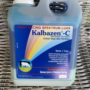 Jual KALBAZEN C 1 Liter Alben 11,25 % 1L Obat Cacing Broadspectrum ...