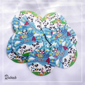 Jual Cup Stiker Custom Stiker Pudding Birthday label Stiker Cup ...