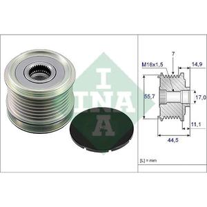 Jual Pulley Alternator Mercy M271 W203 W211 Alternator Freewheel Clutch ...