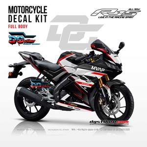 Jual Decal Striping R15 V3 Hitam Racing Strip - Kab. Garut - DG Stiker ...