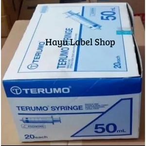 Jual Alat Suntik Spuit 50 ml - Terumo Syringe 50cc Lubang Pinggir isi ...