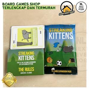 Jual Exploding Kittens : Expansion Streaking Kittens Card Games Board ...
