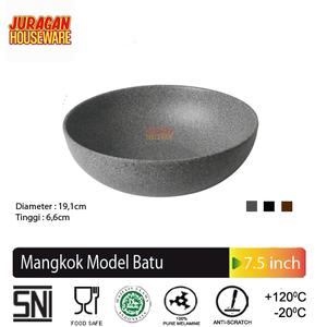 Jual Mangkok Ceper/Korea Melamin Batu 7,5 inch W7108A GD Melamine Stone - Jakarta Barat ...