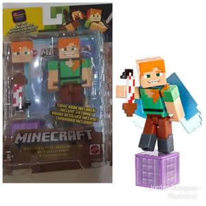 Jual Minecraft Comic Maker Alex with Elytra Wing Figure ORIGINAL MOJANG ...