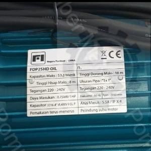 Jual dan Solar atau Cairan Kental FIRMAN FDP-25 Pompa Oli - Kota ...