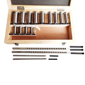 Jual 22pcs Keyway Broach Set broaching tool Bushing Shim Set Metric ...