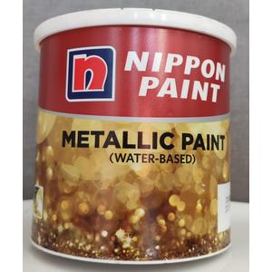 Jual cat emas nippon paint metalic paint 1ltr waterbased 3100/3300real ...