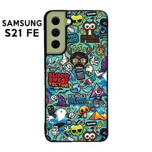 Jual Casing Custom Case Samsung S21 FE Softcase UnikStickerBomb - Kab ...