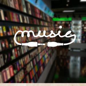 Jual Stiker Music Dinding Kaca Mobil Tembok Rumah Toko Studio Musik ...