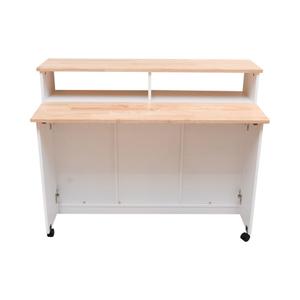 Jual INFORMA TROLI DAPUR - RACE KITCHEN CART W/ WOOD TOP WHITE - Kota ...