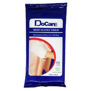 Jual PROMO!! Docare Wash Gloves Antiseptic Disposable Wet Bag 4`S ...