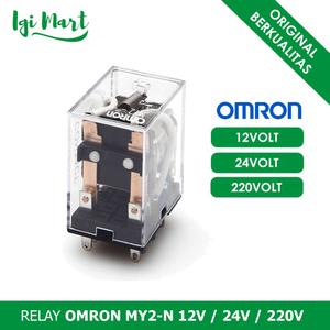 Jual RELAY MY2 12V / RELAY MY2N 24V / RELAY MY2-N 220V 8 PIN - 24VDC ...